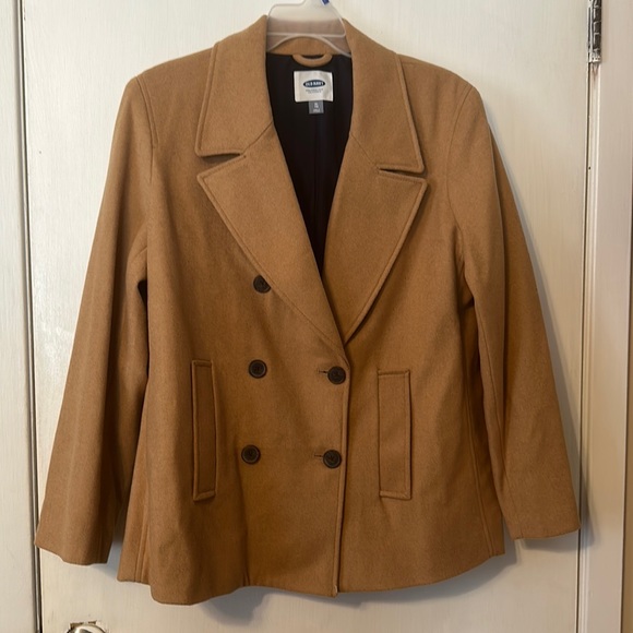 Old Navy | Jackets & Coats | Vintage Old Navy Tan Pea Coat | Poshmark